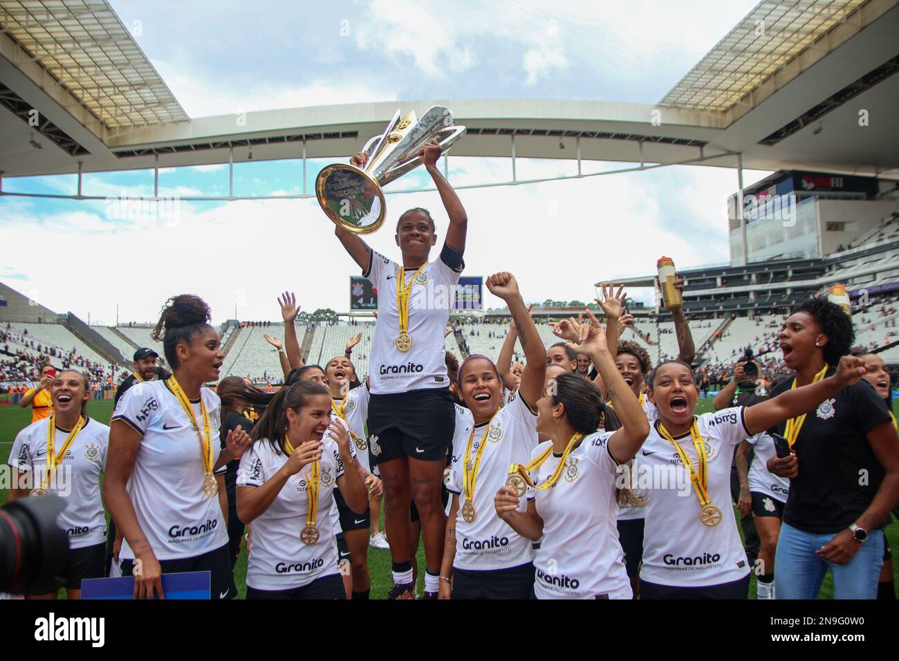 SÃO PAULO, SP - 12.02.2023: CORINTHIANS X FLAMENGO - Corinthians women ...