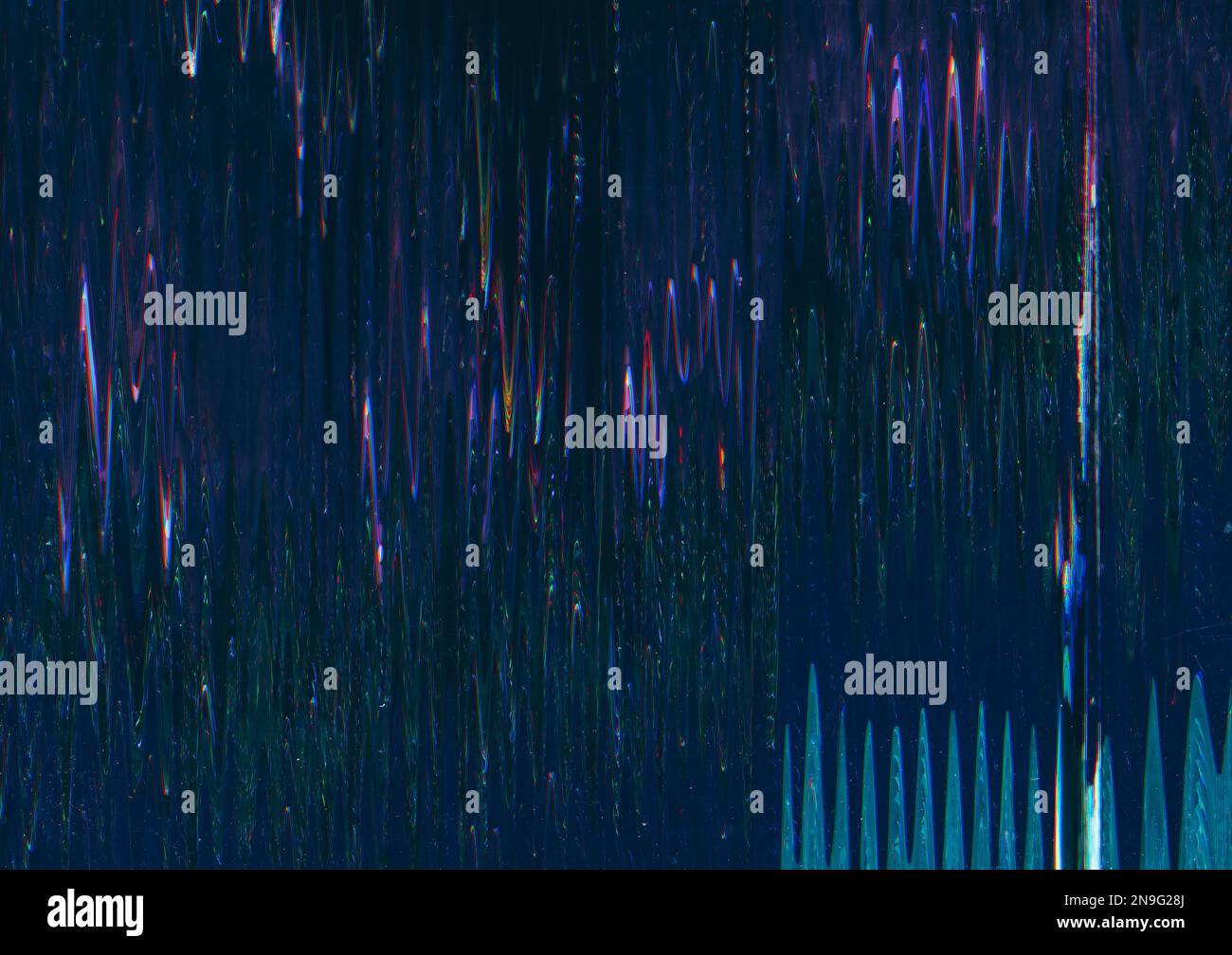 glitch overlay color noise digital artifacts dark Stock Photo - Alamy