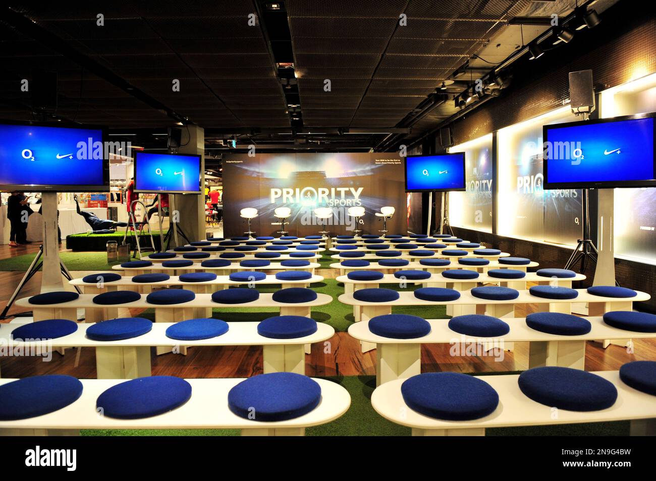 General view at the launch of Priority Sports, a mobile app from Nike ...