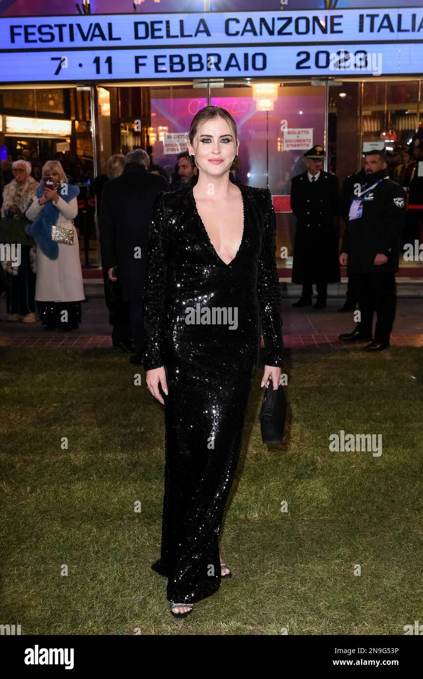 Valentina Ferragni (Chiara FerragniÕs sister) 73rd Edition of Sanremo ...