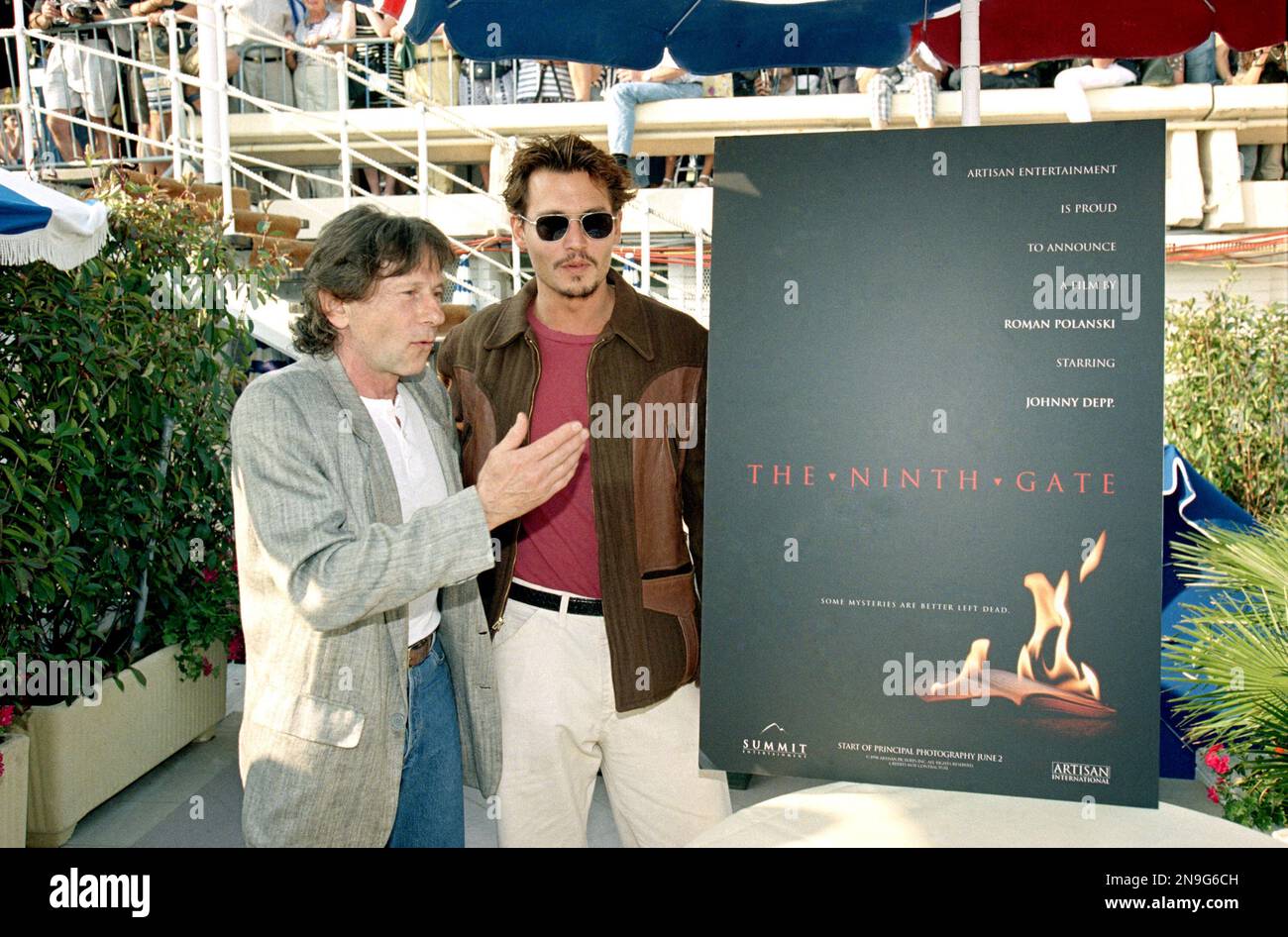 Johnny Depp with director Roman Polanski at Cannes Film Festival in ...