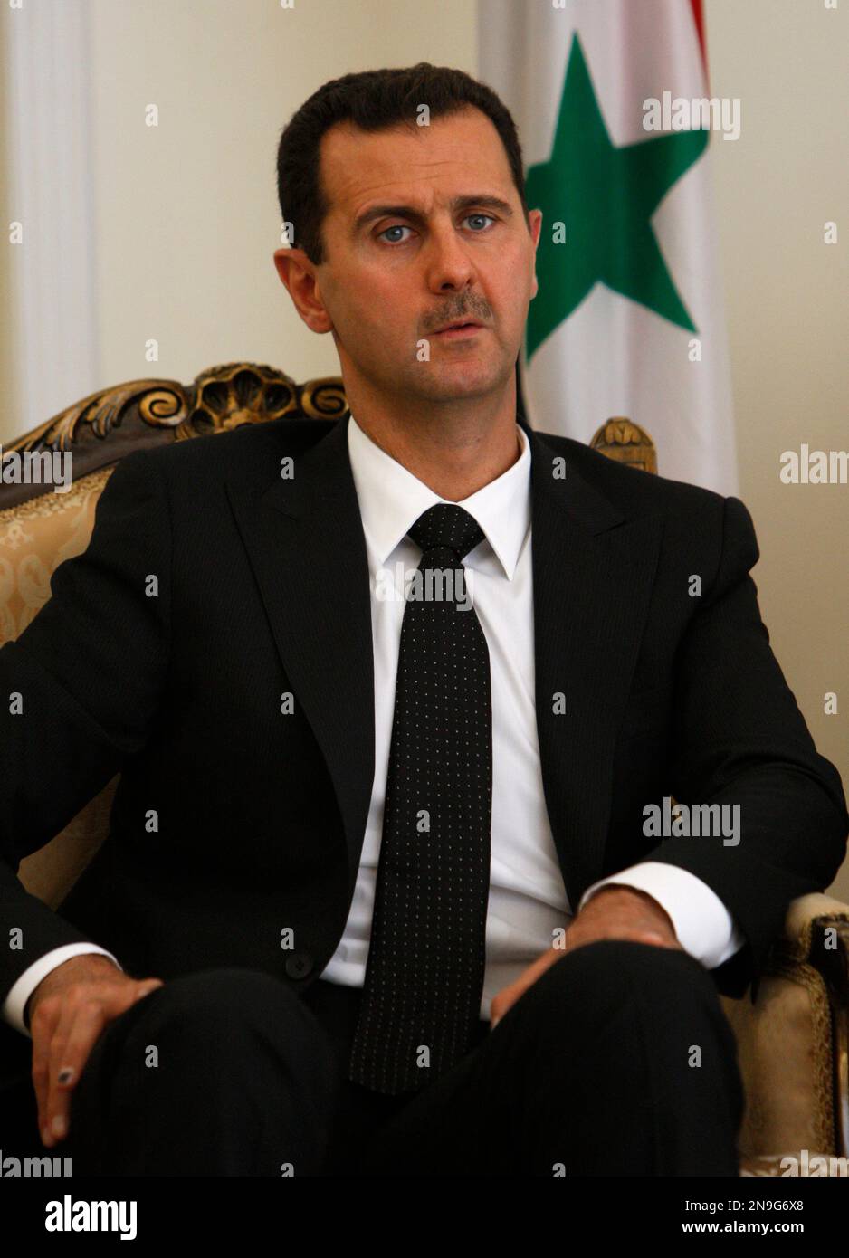 FILE - In this Wednesday, Aug. 19, 2009 file photo, Syrian President ...