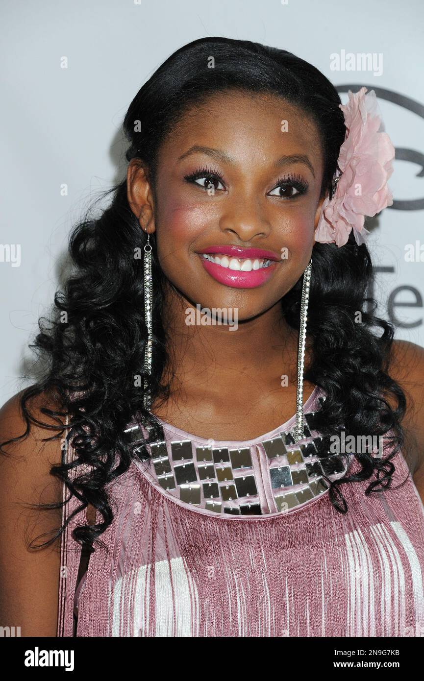 FILE - This Jan. 10, 2012 file photo shows Coco Jones arriving at ...