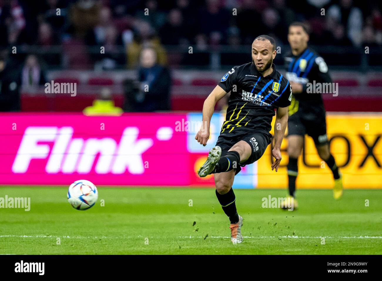 AMSTERDAM, Netherlands, 12-02-2023, football, Johan Cruijff ArenA, Dutch eredivisie, season 2022 ...