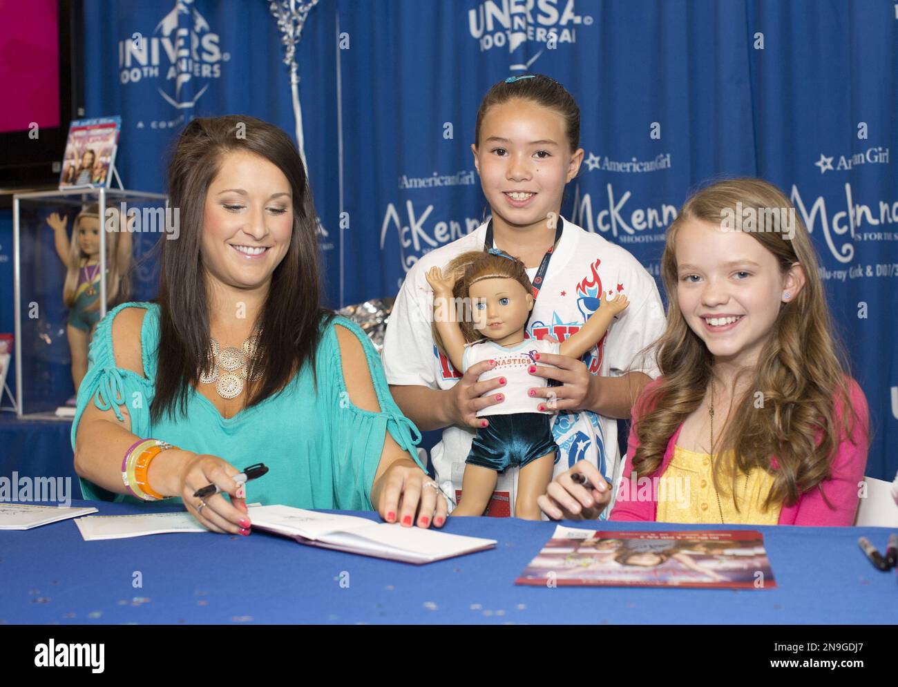 COMMERCIAL IMAGE - Olympic Champion Carly Patterson, left, Brooklyn ...