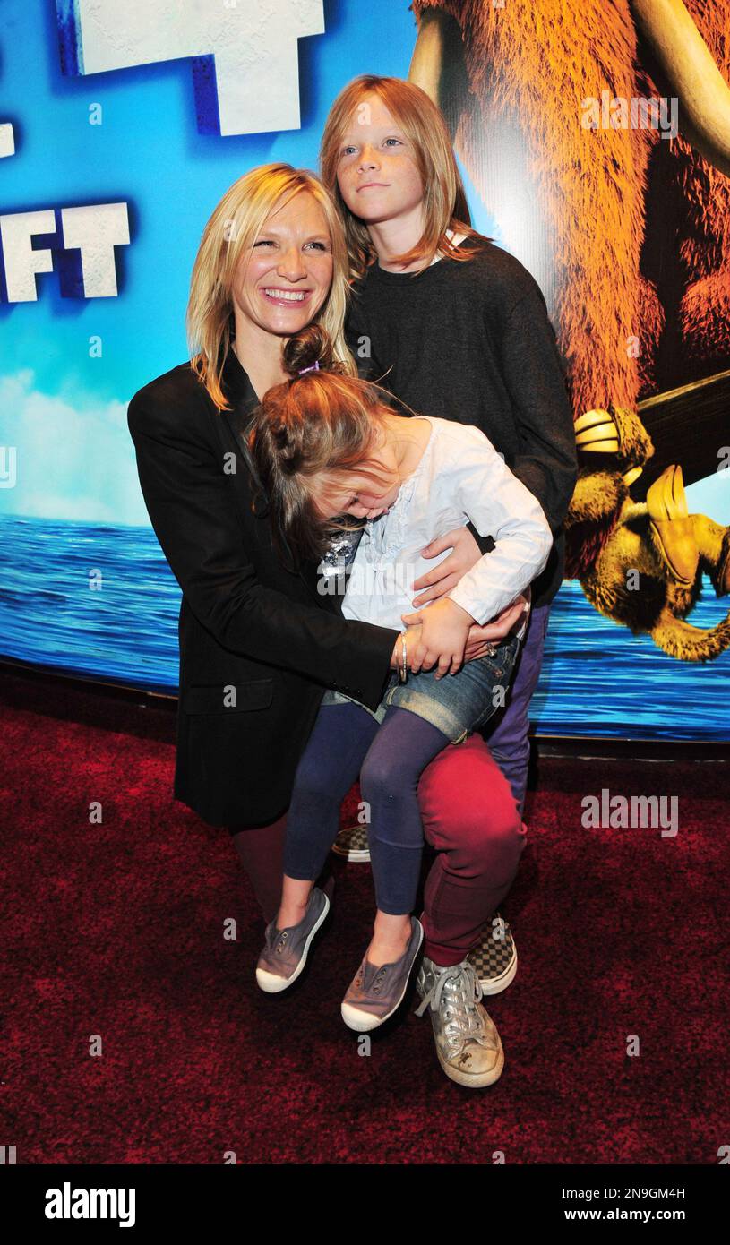 Jo Wiley, India Wiley, Jude Wiley arrives at the Ice Age 4 Continental ...