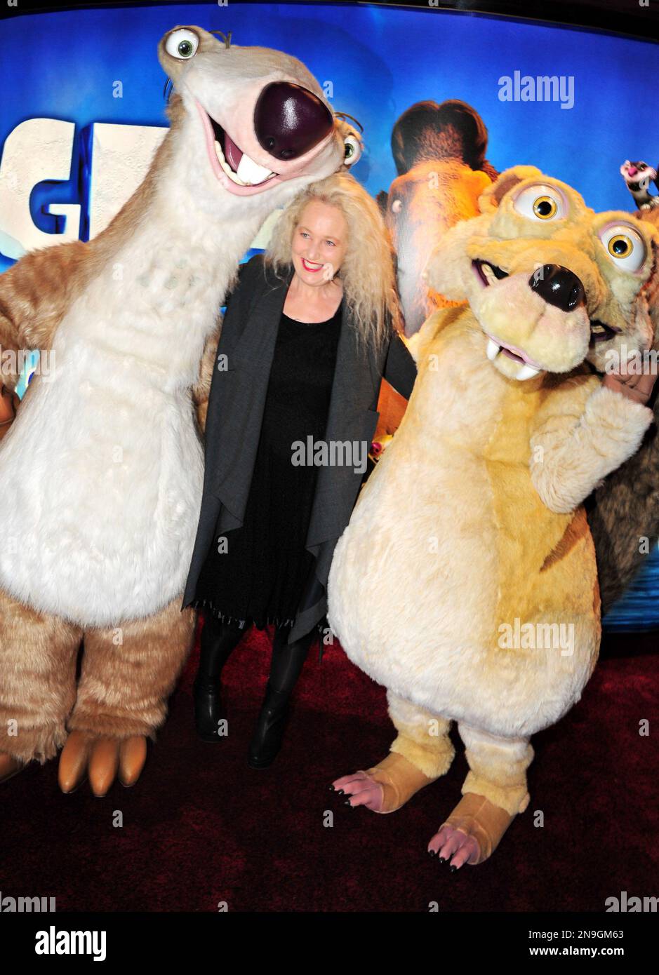 Debbie Bright arrives at the Ice Age 4 Continental Drift Gala Screening ...