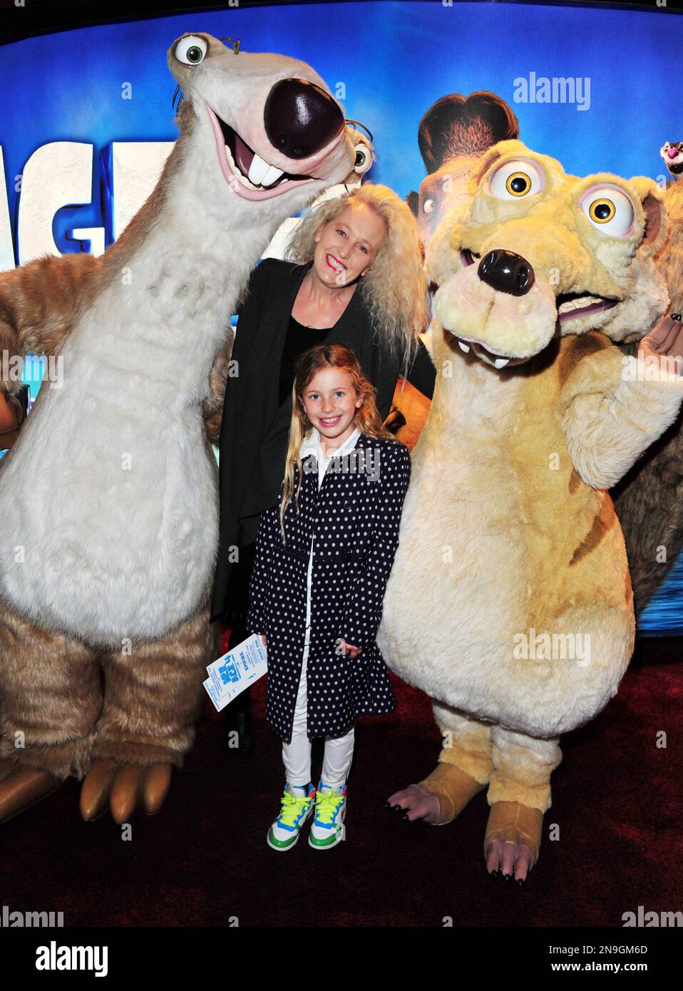 Debbie Bright arrives at the Ice Age 4 Continental Drift Gala Screening ...