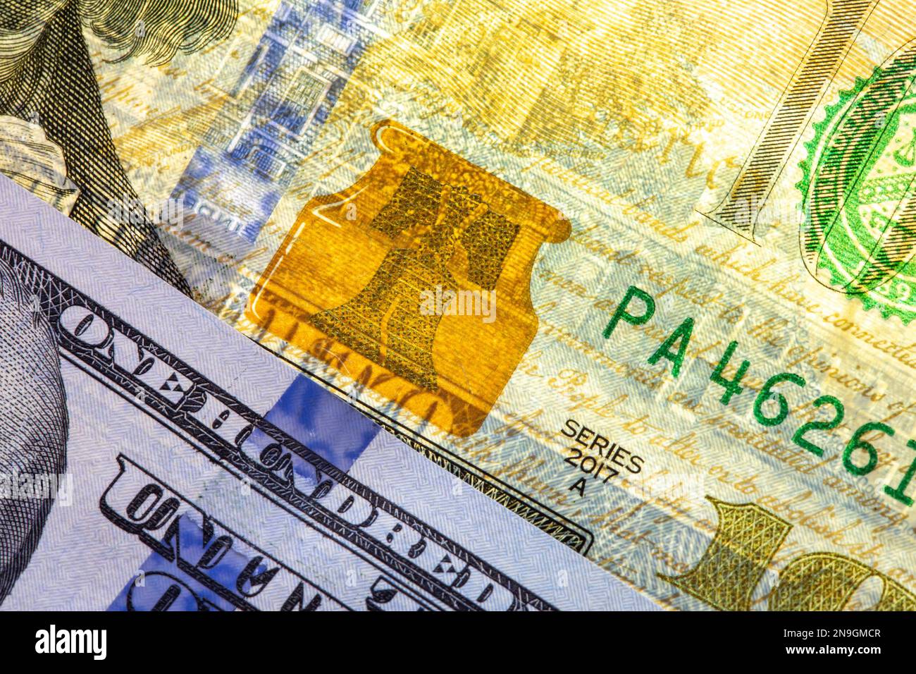 Benjamin Franklin is featured on the federal reserve bank note $100 ...