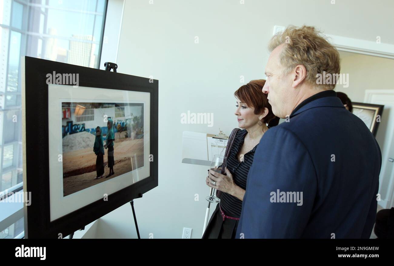 Actress Patricia Heaton, left, and David Hunt attend the Mark Steines ...