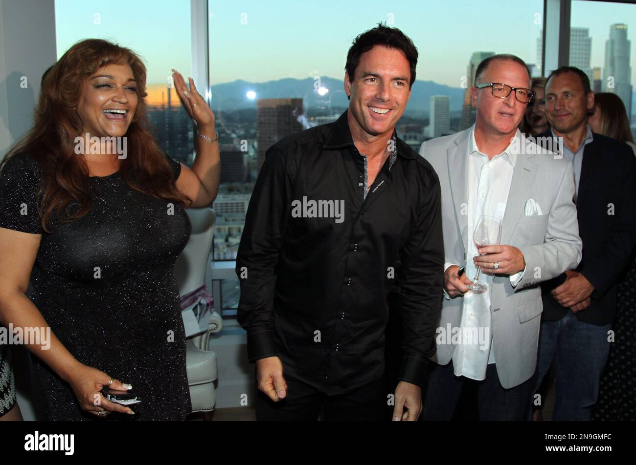 Mark Steines, center, Lori A. Neal, left, and Todd Avenarius are seen ...