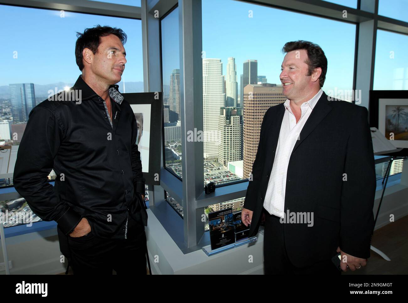 Mark Steines, left, and Sean Dee, chief marketing officer of AEG ...