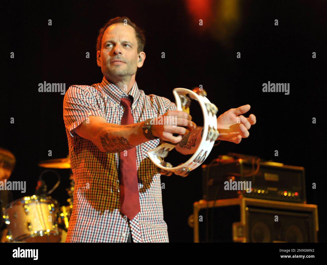 Robin Wilson of Gin Blossoms performs at the first-ever Summerland tour ...
