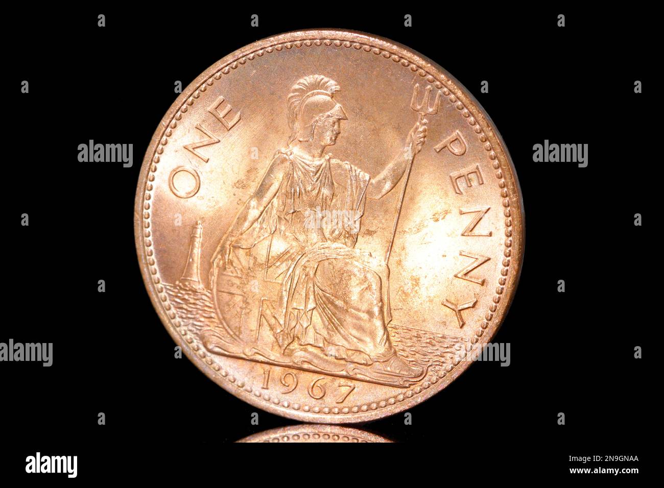 1967 penny reverse hi-res stock photography and images - Alamy