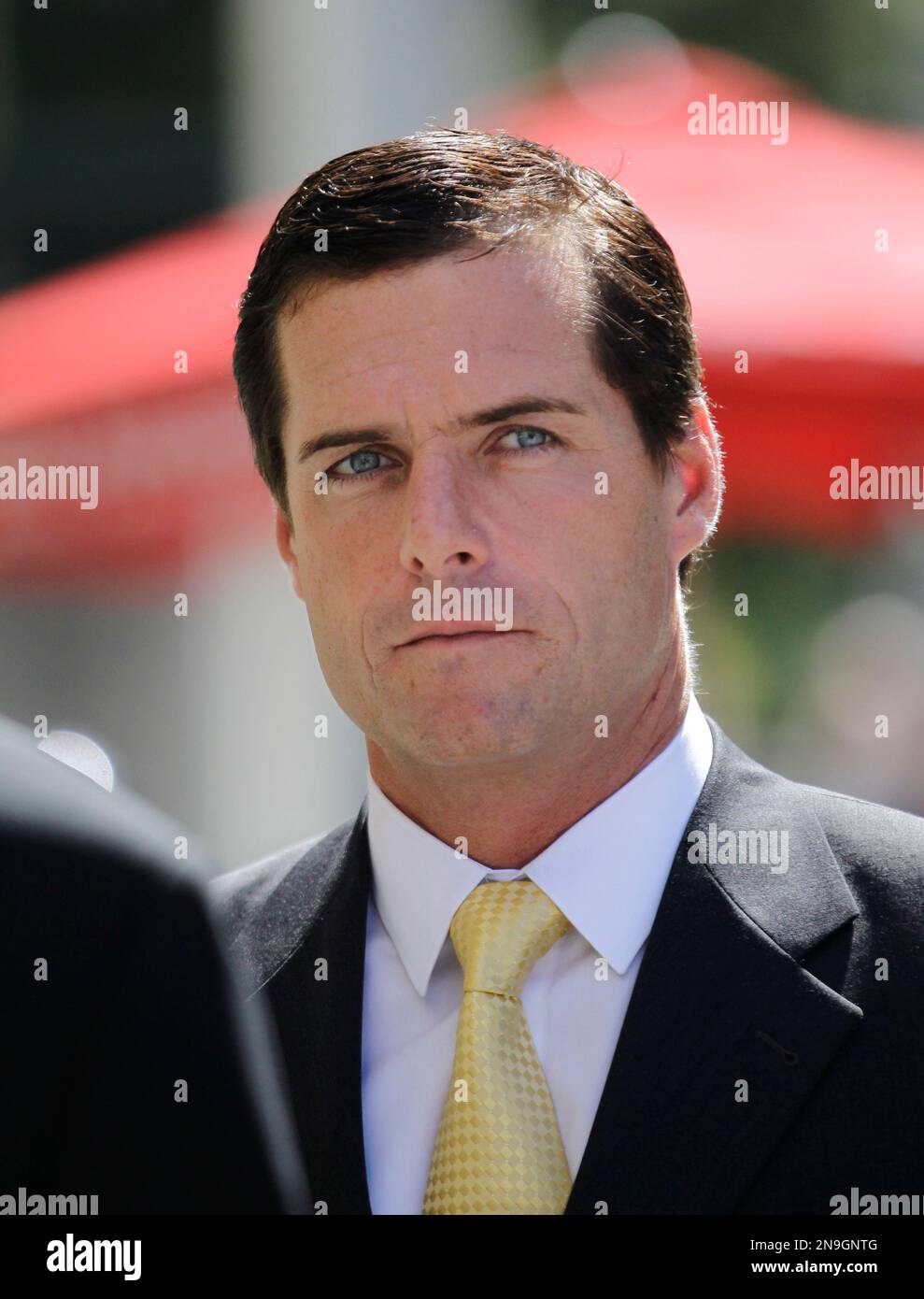 William Lynch leaves a San Jose, Calif., courthouse after he testified ...