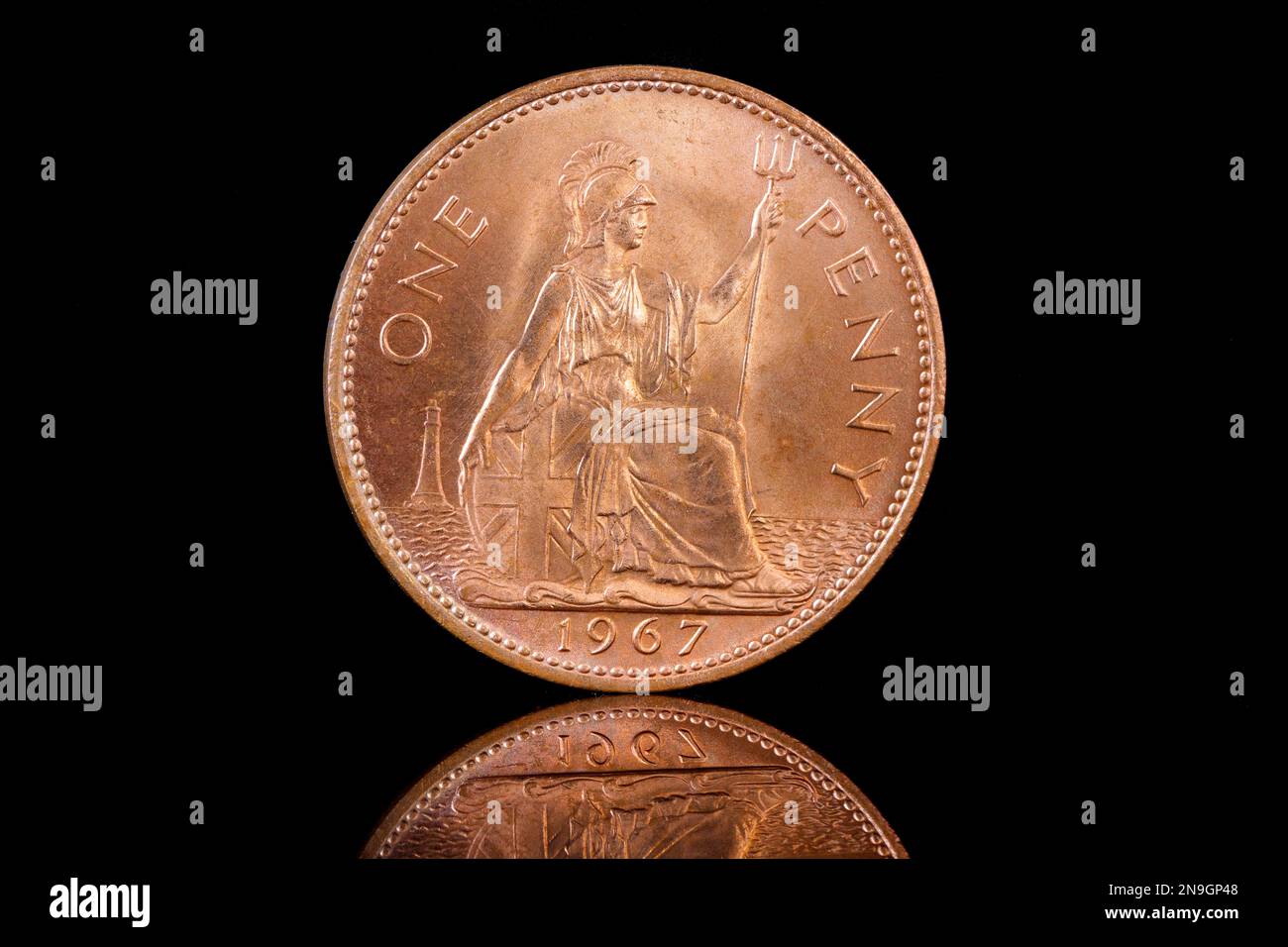 1967 britannia coin design hi-res stock photography and images - Alamy