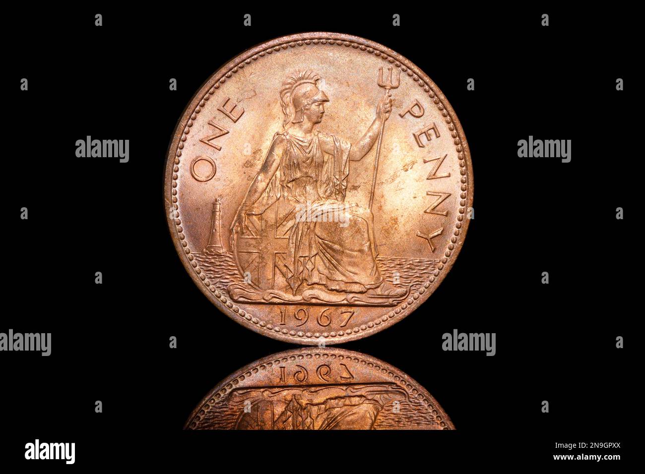 1967 penny reverse hi-res stock photography and images - Alamy