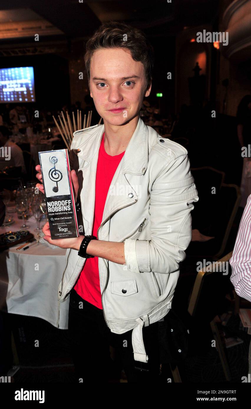 Conor Maynard arrives at the Nordoff Robbins 02 Silver Clef Awards at ...