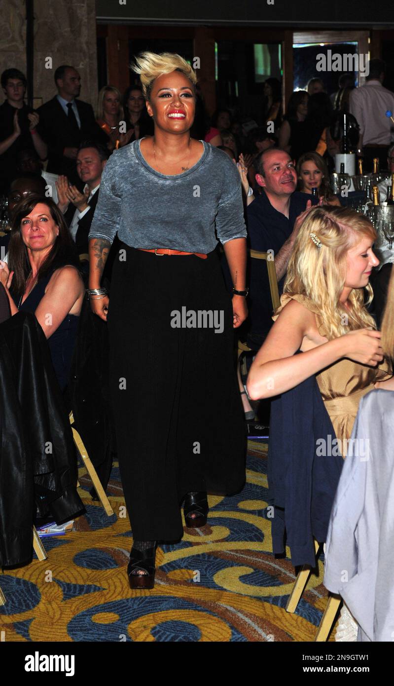 Emile Sande arrives at the Nordoff Robbins 02 Silver Clef Awards at ...