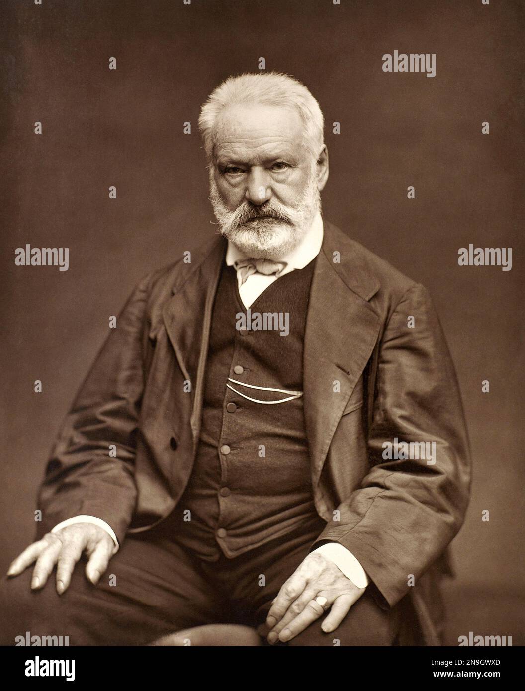 Victor Hugo, Victor-Marie Hugo (1802 – 1885) French writer Stock Photo - Alamy
