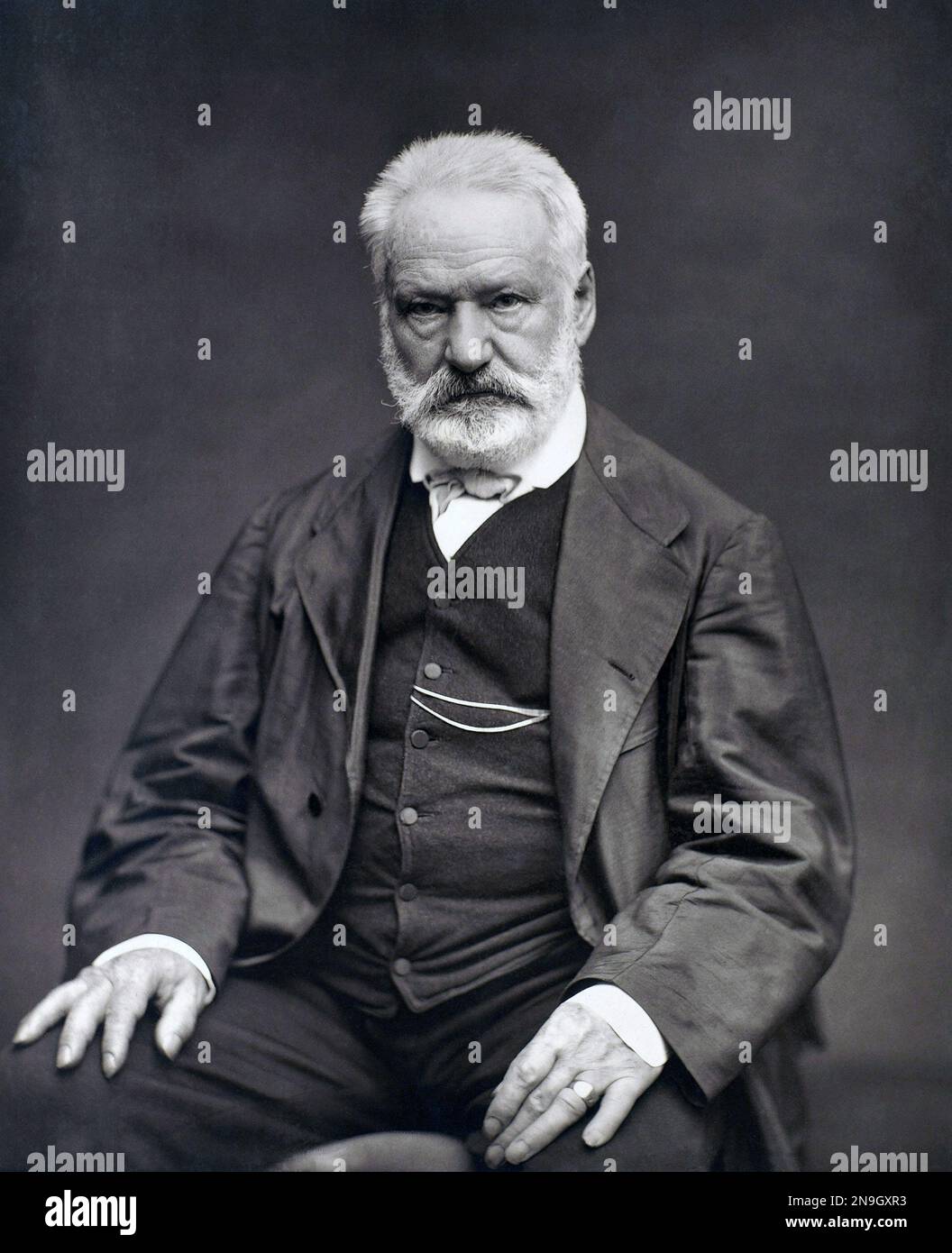 Victor Hugo, Victor-Marie Hugo (1802 – 1885) French writer Stock Photo ...