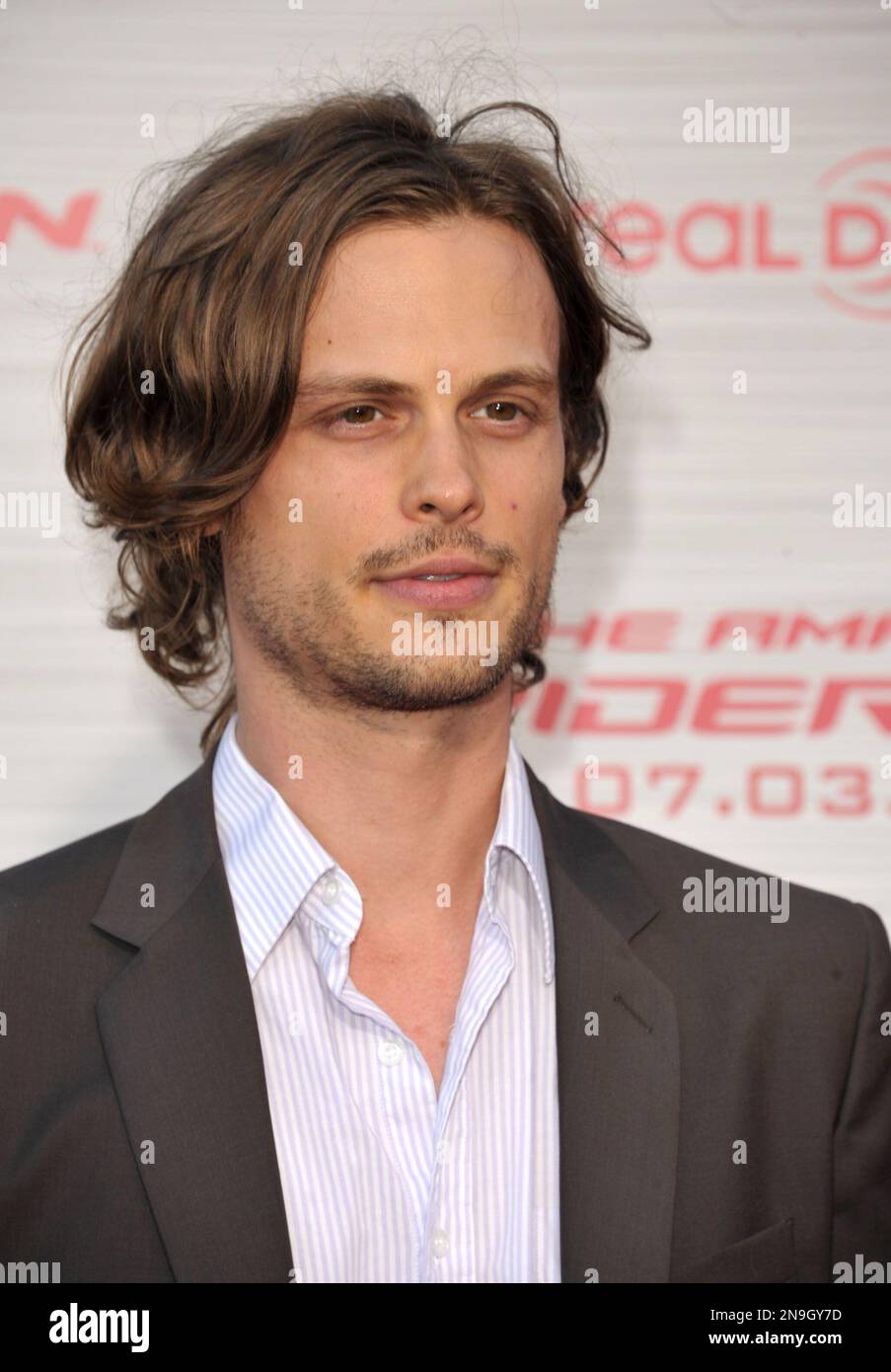 Matthew Gray Gubler attends the world premiere of "The Amazing Spider ...