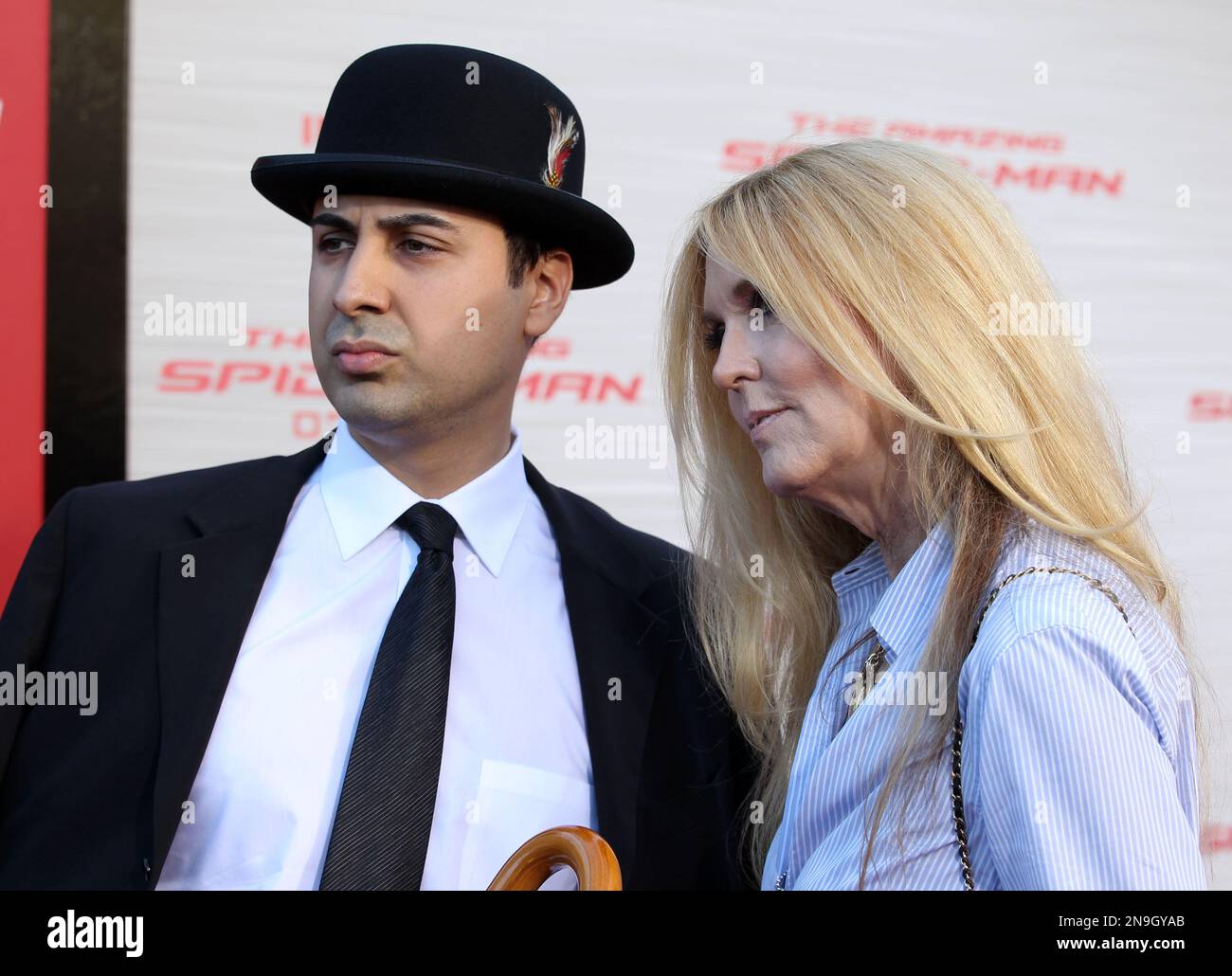Keya Morgan, left, and Joan C. Lee attend the world premiere of "The ...