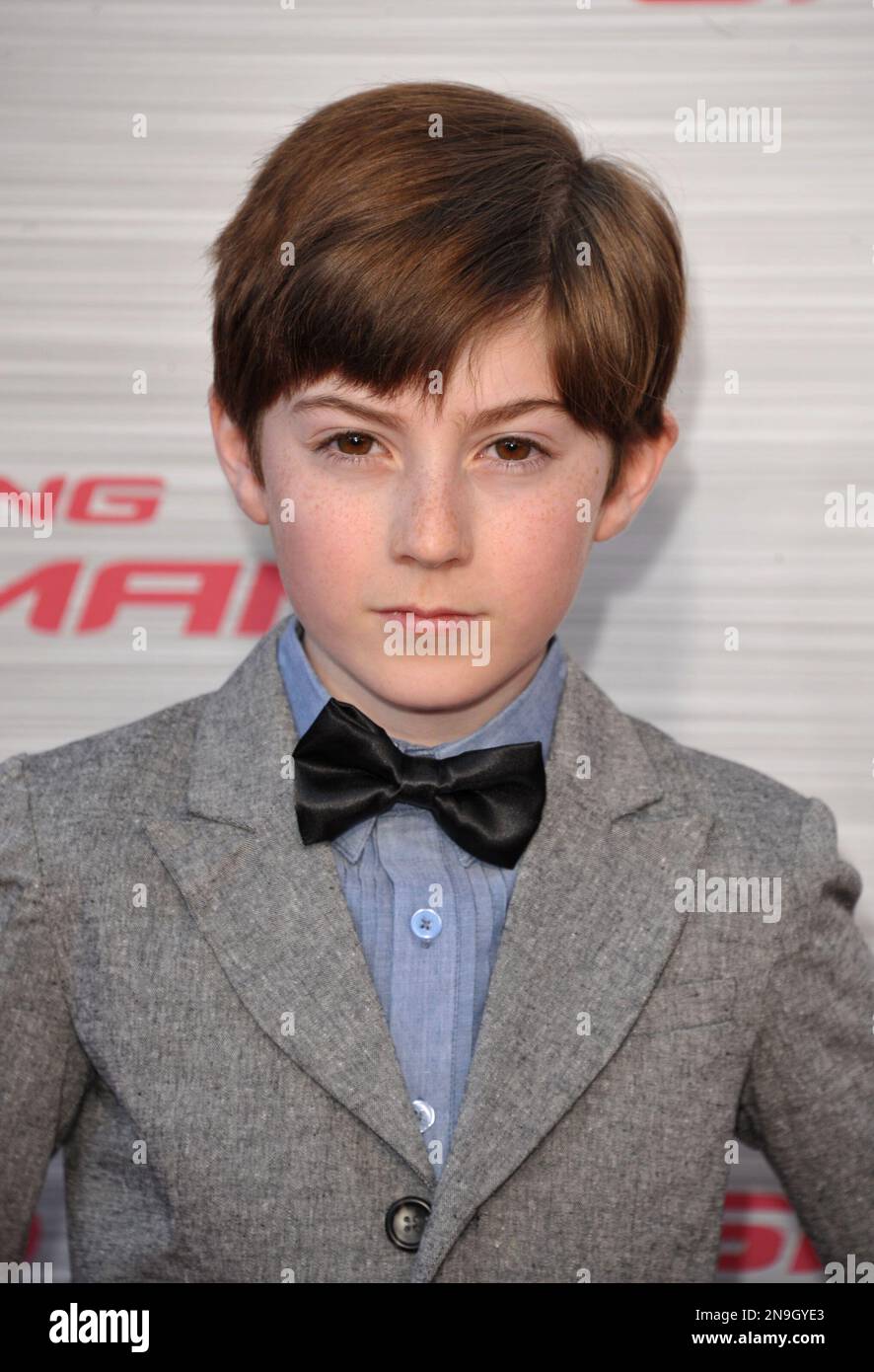 Mason Cook attends the world premiere of "The Amazing Spider-Man" at ...