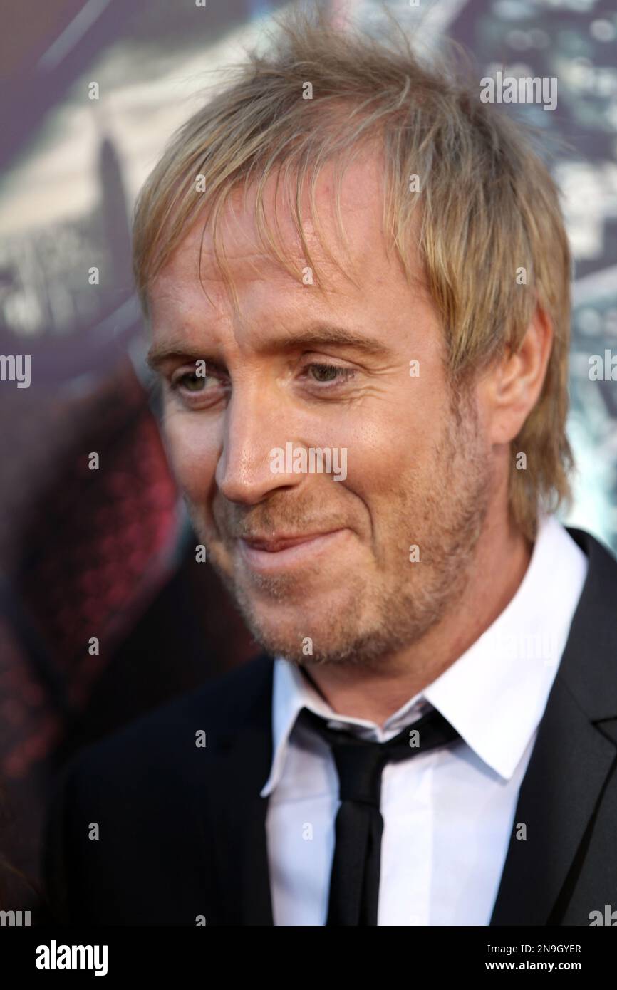 Rhys Ifans attends the world premiere of "The Amazing Spider-Man" at ...