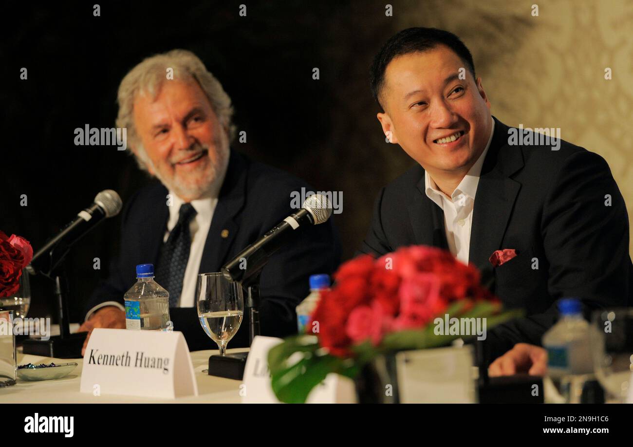 COMMERCIAL IMAGE - Sid Ganis, left, and Kenneth Huang, managing ...