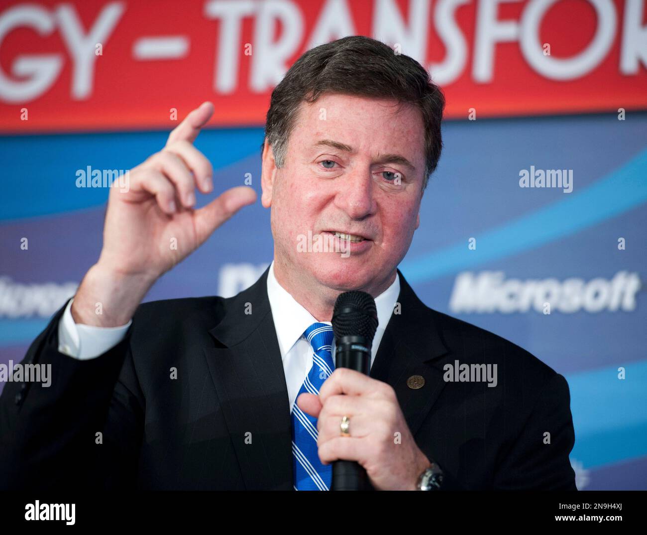 Virginia Republican Senate candidare, former Gov. and senator George ...