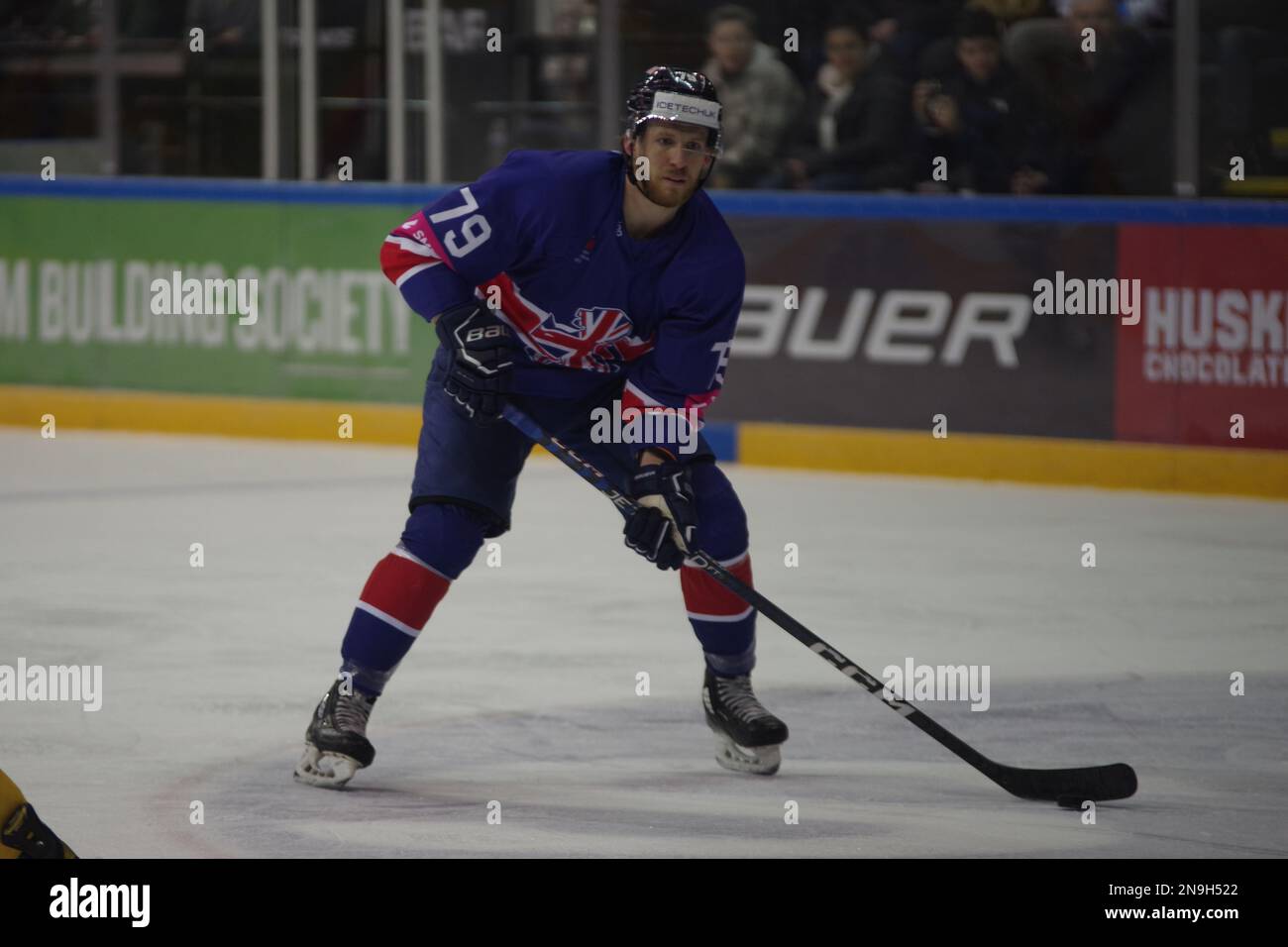 Nottingham, England, 12 February 2023. Nathanael Halbert playing for ...
