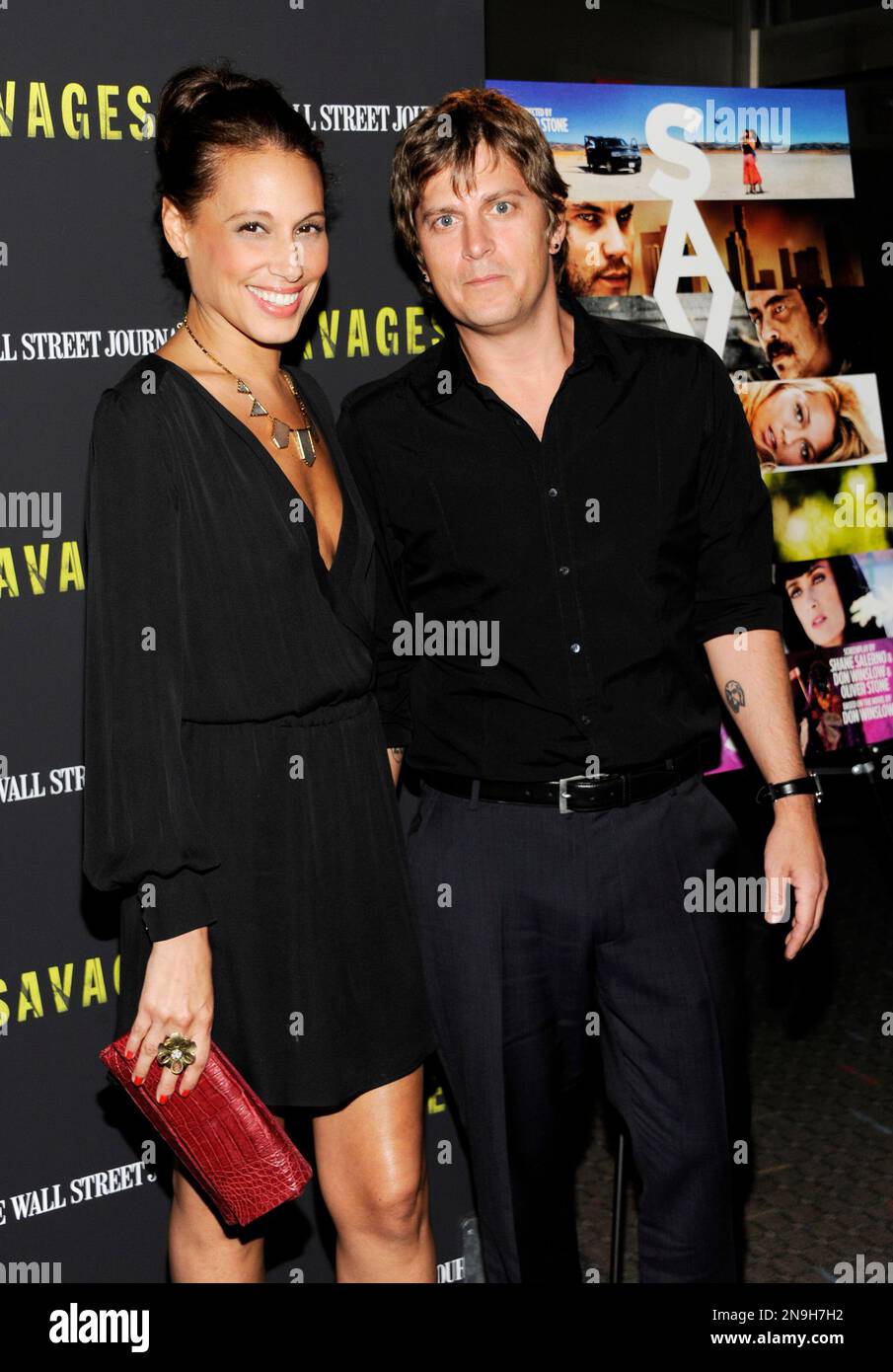 Singer Rob Thomas and wife Marisol attend a special screening of ...