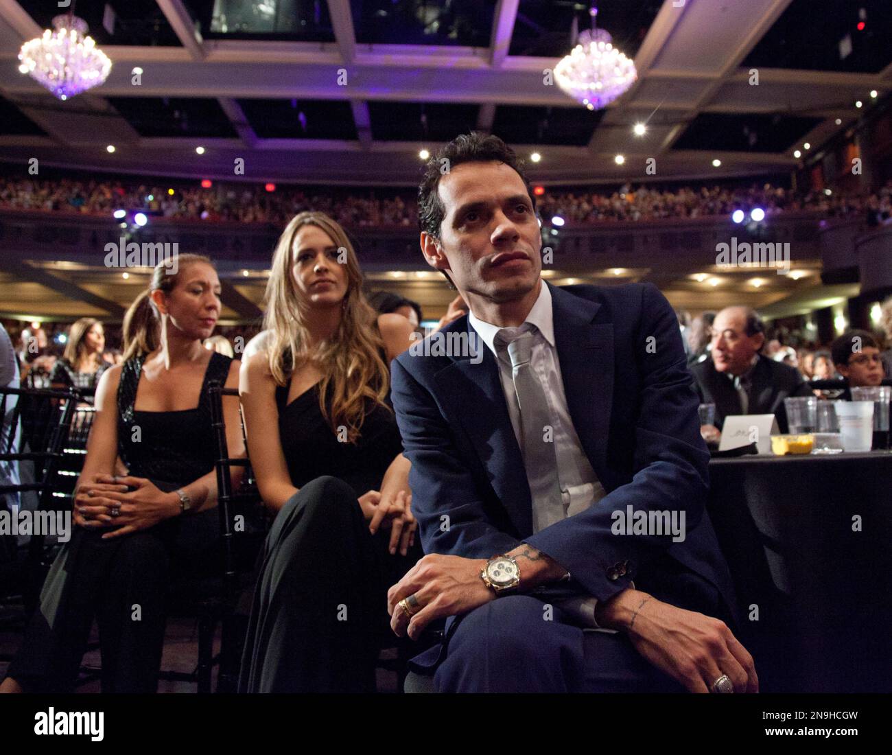 Musician Marc Anthony and girlfriend, model Shannon De Lima, second ...