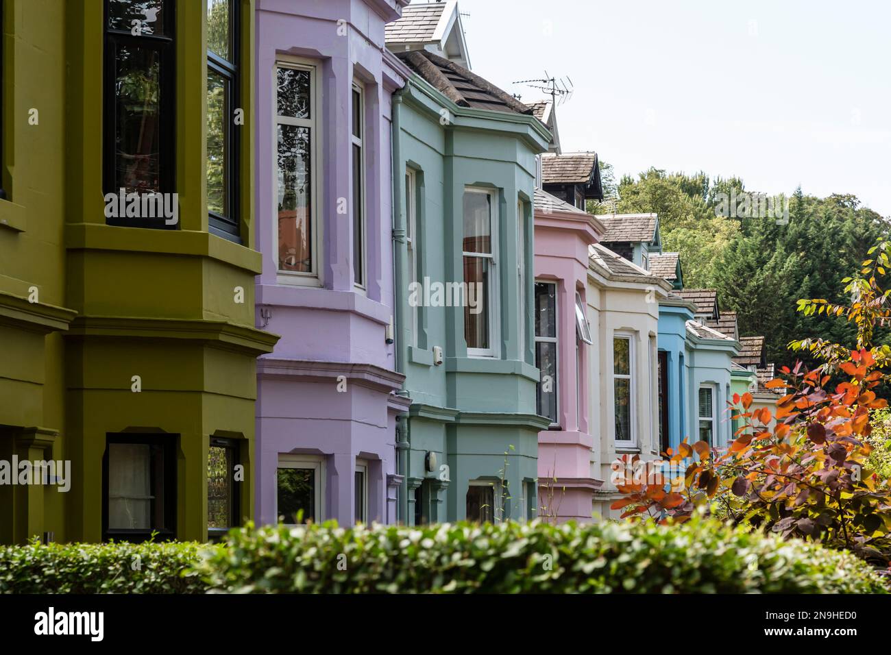 Residential street uk multi coloured hi-res stock photography and ...
