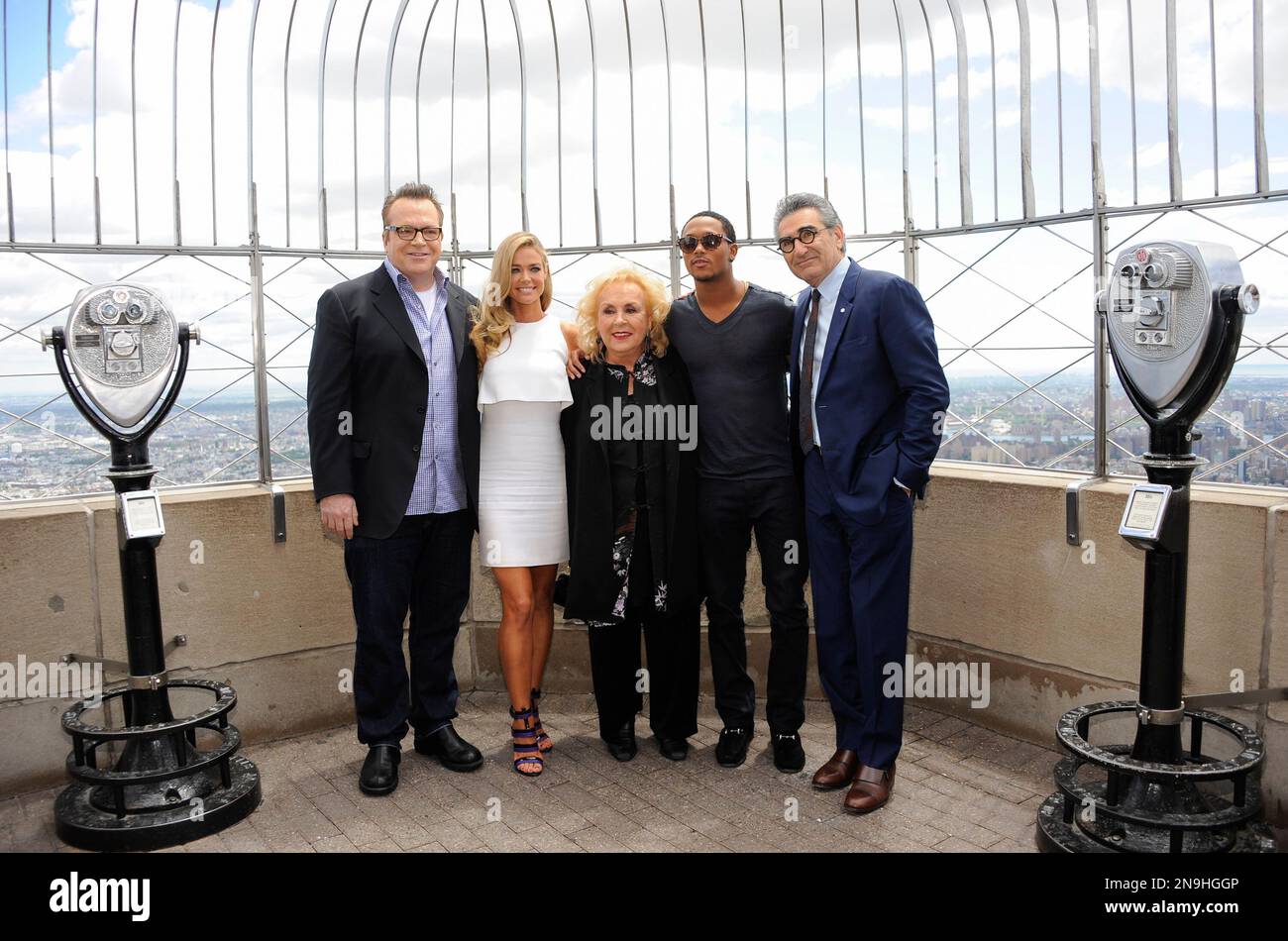 Cast members of "Tyler Perry's Madea's Witness Protection", from left ...