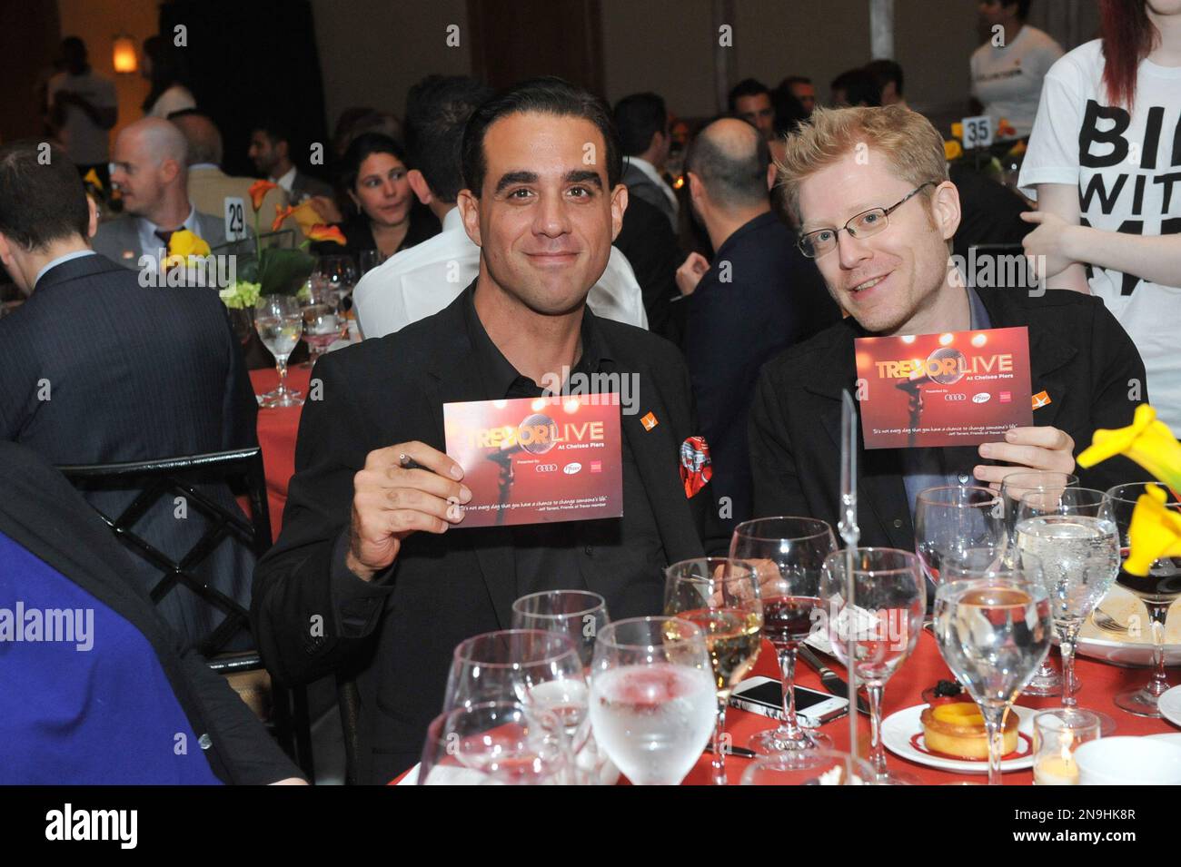 Actors Bobby Cannavale and Anthony Rapp at Trevor Live on Monday June ...