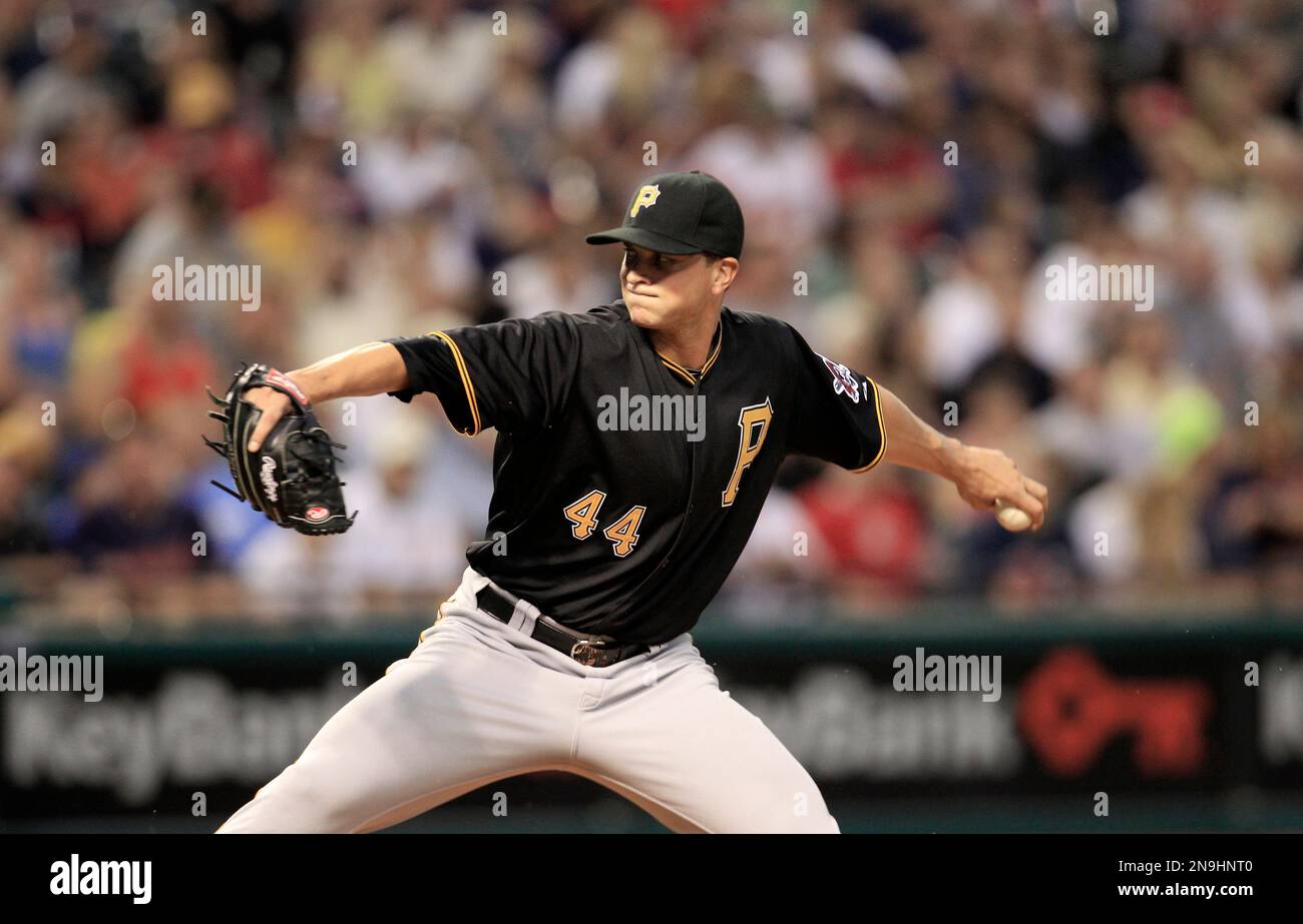Pittsburgh Pirates' Tony Watson pitches against the Cleveland Indians ...