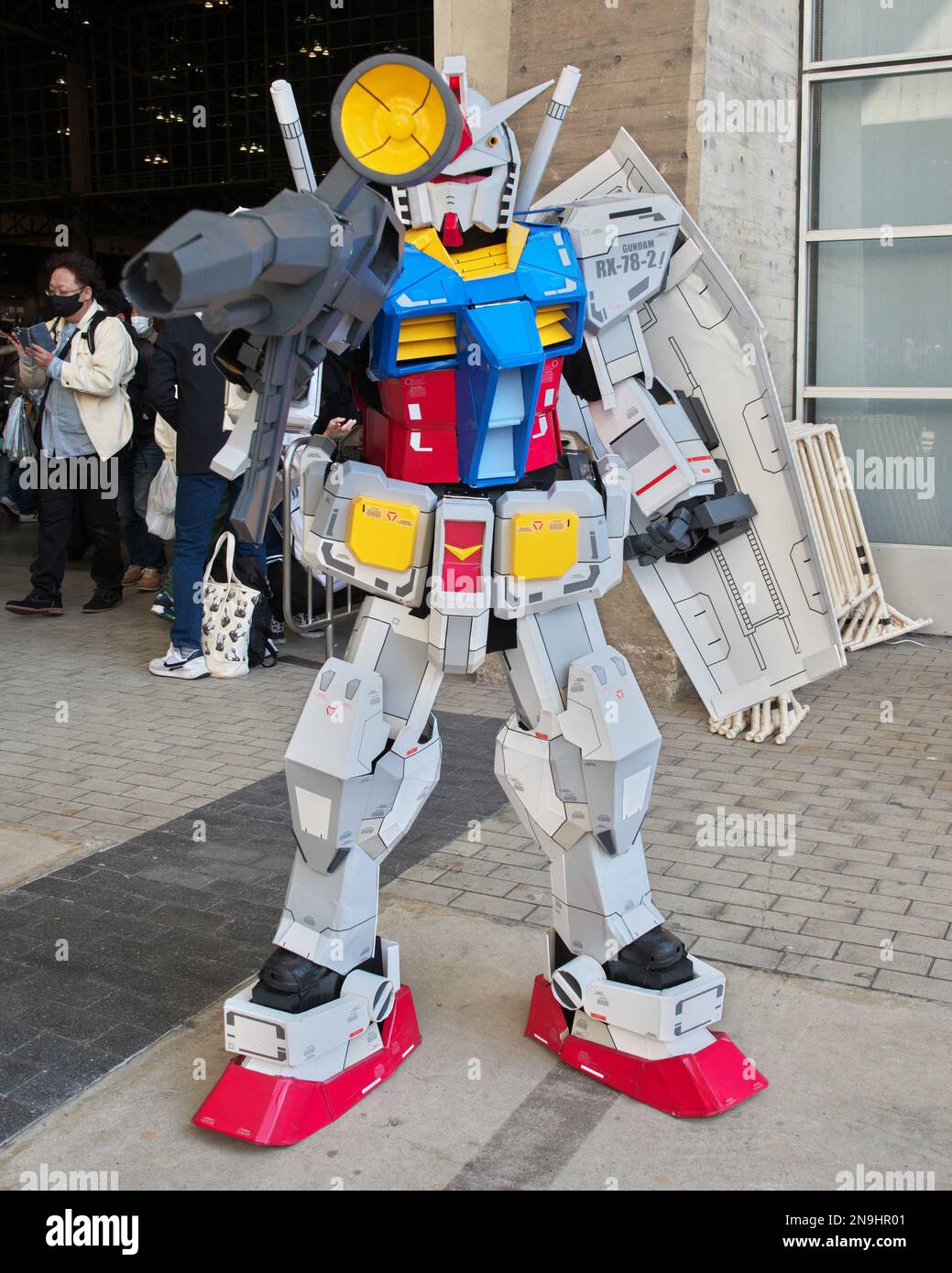 Chiba, Japan. 12th Feb, 2023. Cosplayer poses for camera during the ...