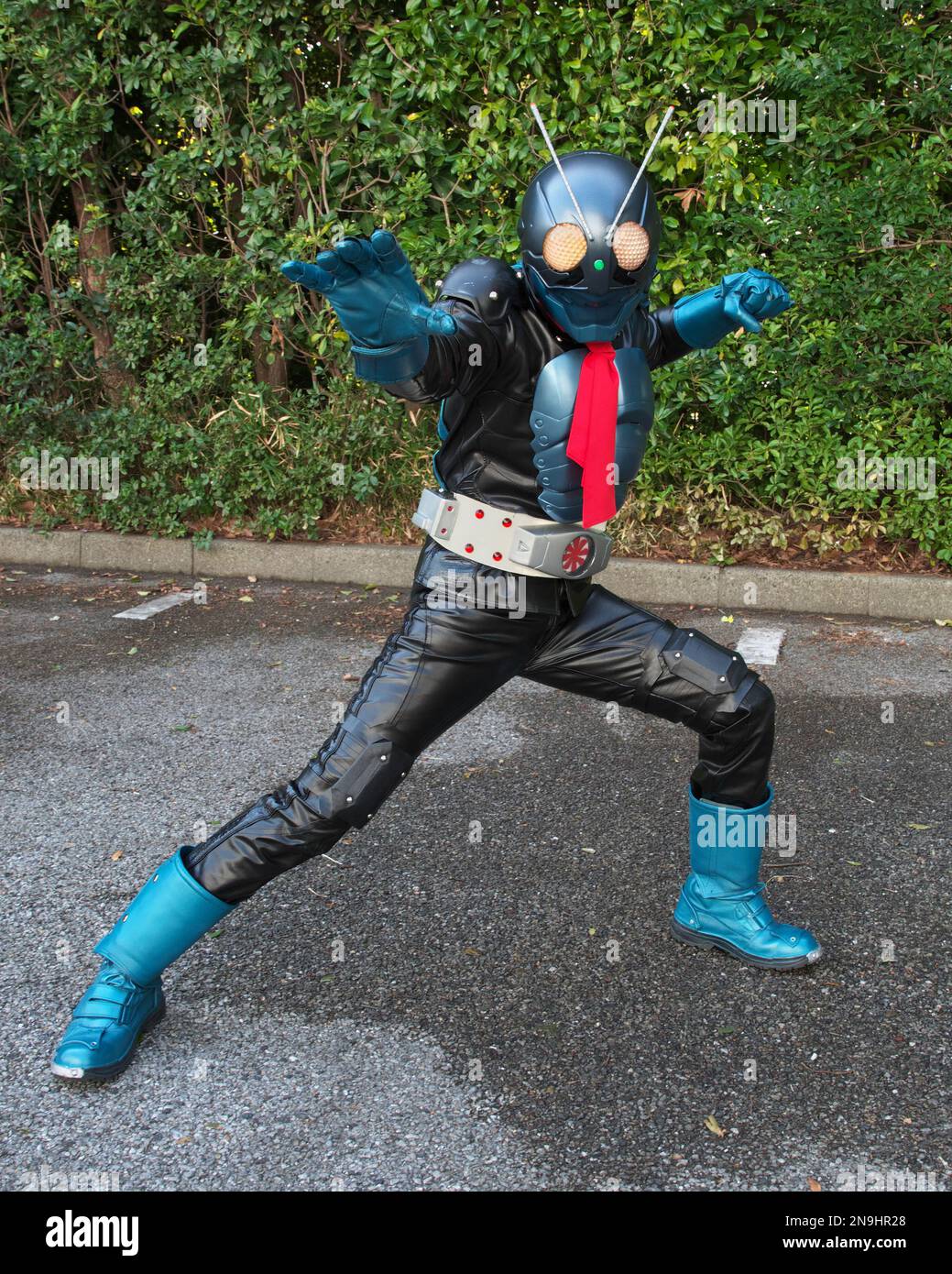 Chiba, Japan. 12th Feb, 2023. Cosplayer poses for camera during the ...