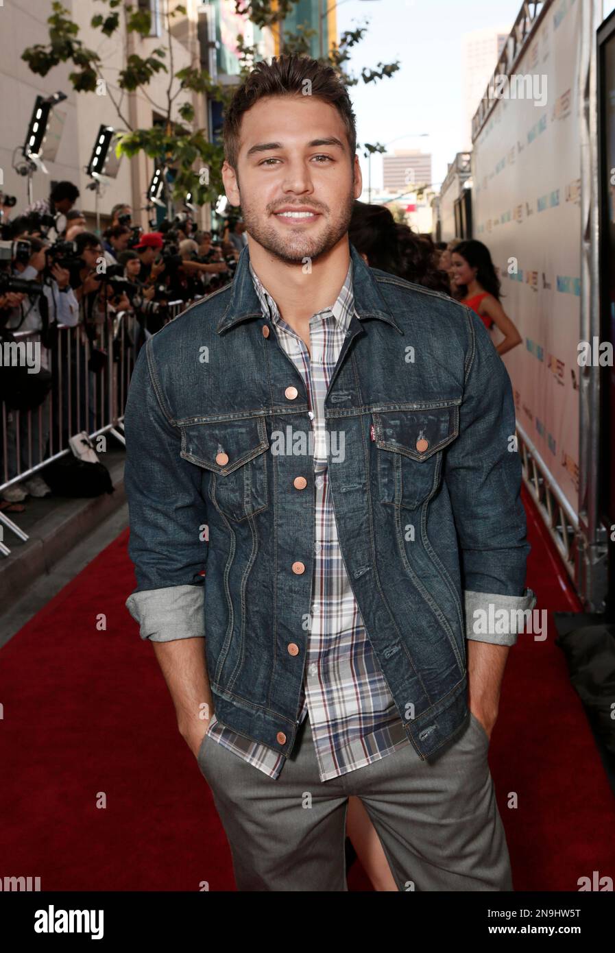 Actor Ryan Guzman attends the premiere of "Magic Mike" at Regal Cinemas ...