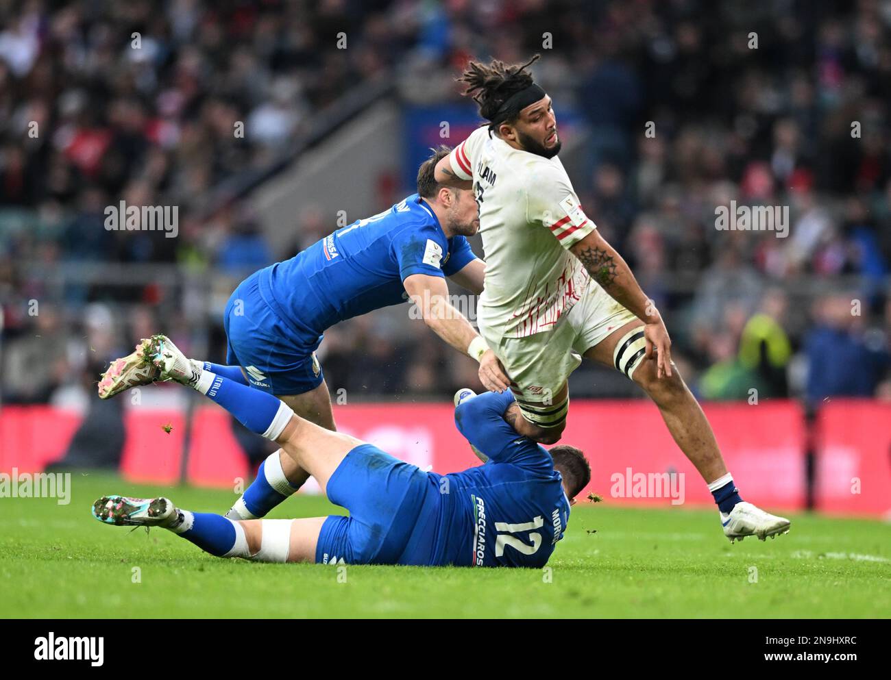 London, UK. 12th February 2023; Twickenham Stadium, London, England ...