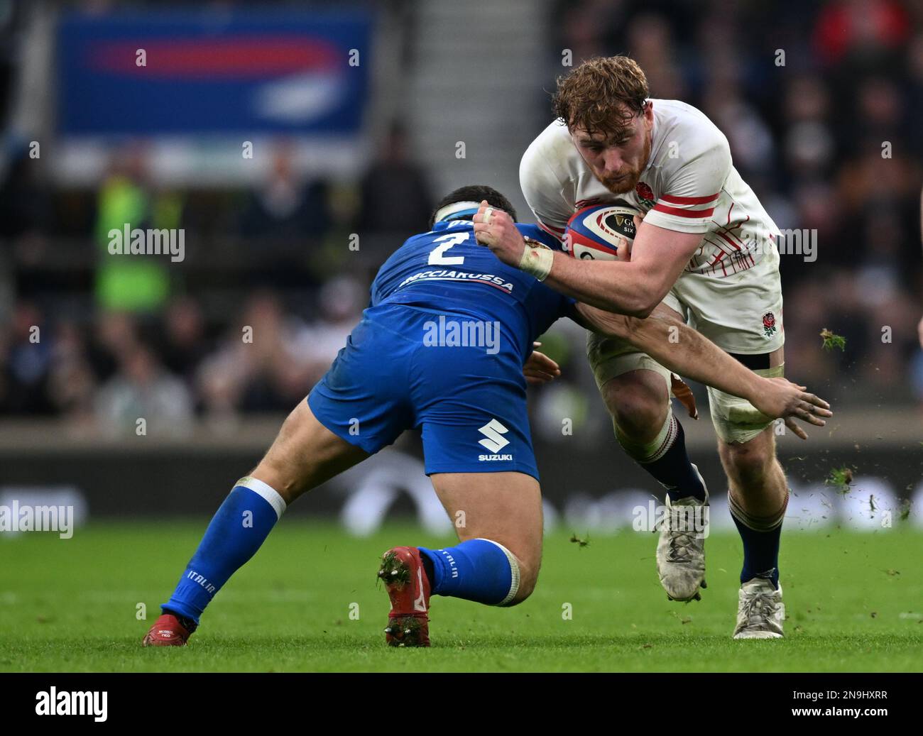 London, UK. 12th February 2023; Twickenham Stadium, London, England ...