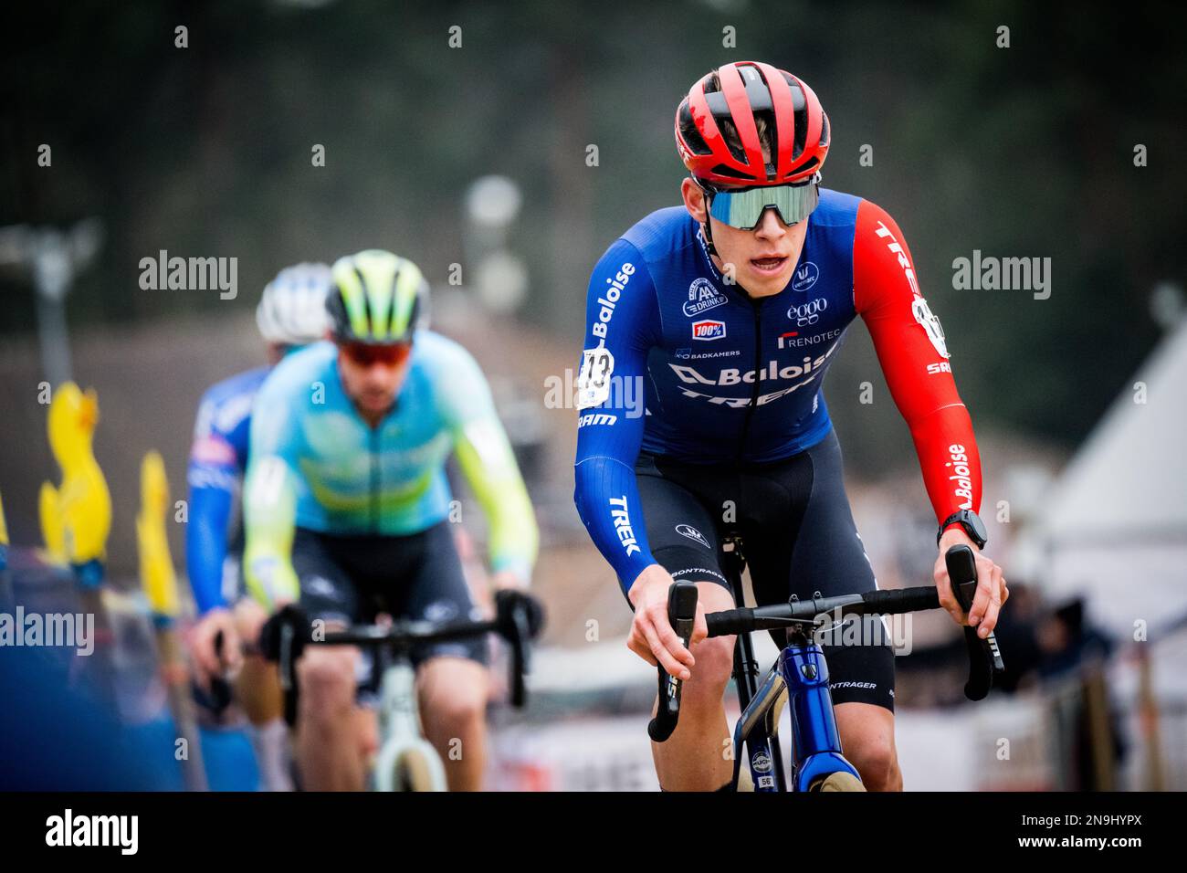 Dutch Pim Ronhaar pictured in action during the men's elite race of the ...