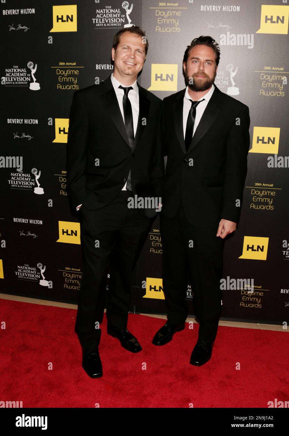 Jason Nickel, left, and Jason Zada arrive at the 39th Annual Daytime ...