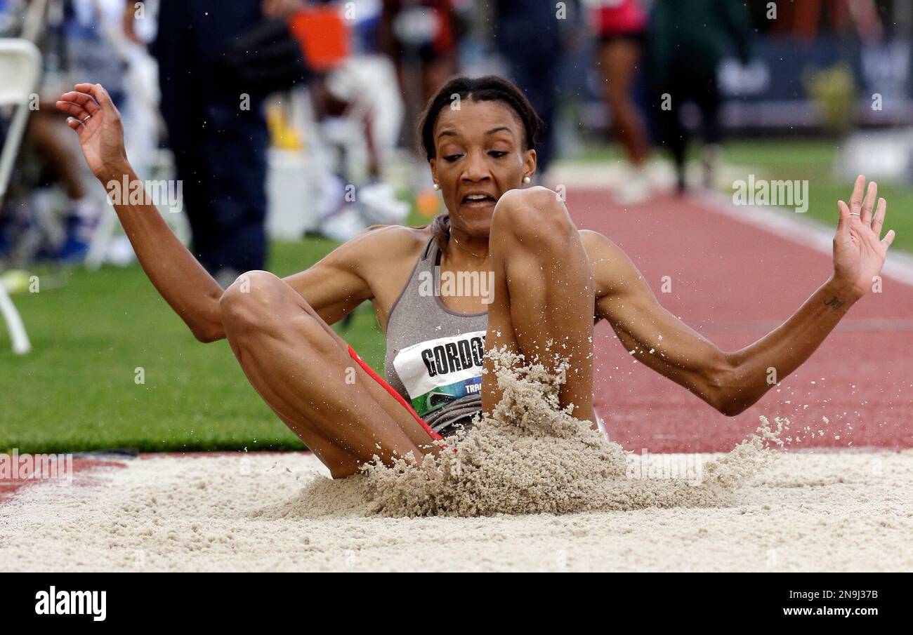 Sheena Gordon competes in the women's triple jump at the U.S. Olympic ...