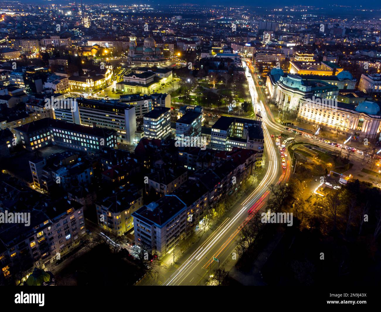 Sofia street view hi-res stock photography and images - Alamy