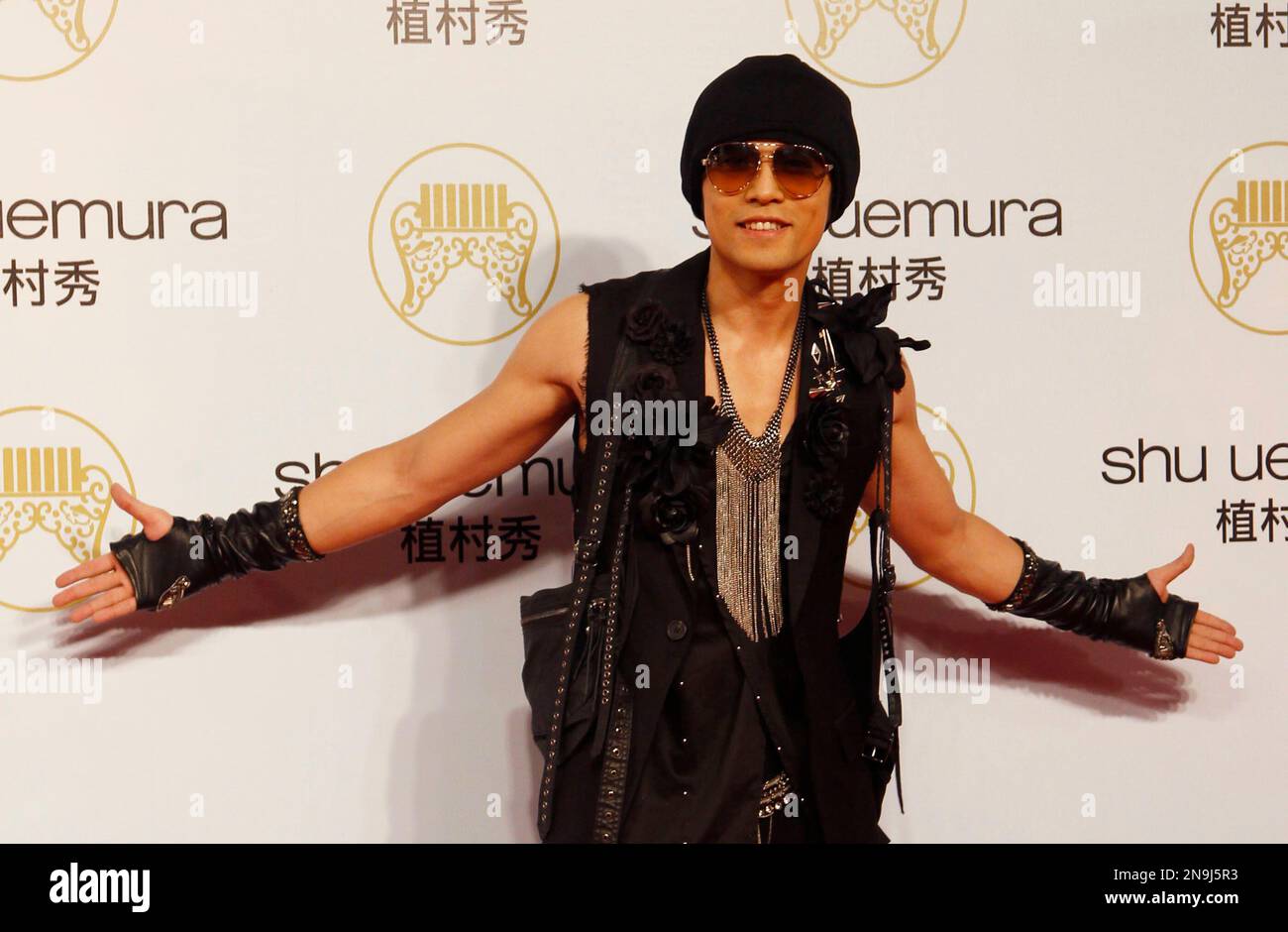 Taiwan's Jay Chou arrives at the 23rd Golden Melody Awards in Taipei ...