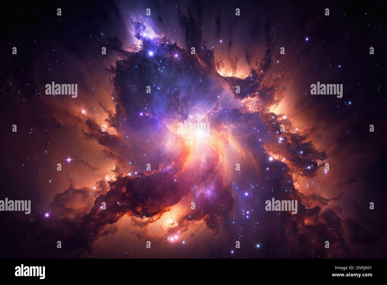 Galactic explosion hi-res stock photography and images - Alamy