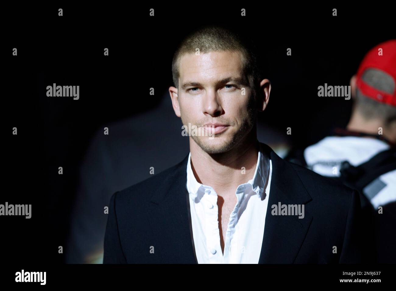 French top model Adam Senn poses prior to the Dolce & Gabbana fashion ...